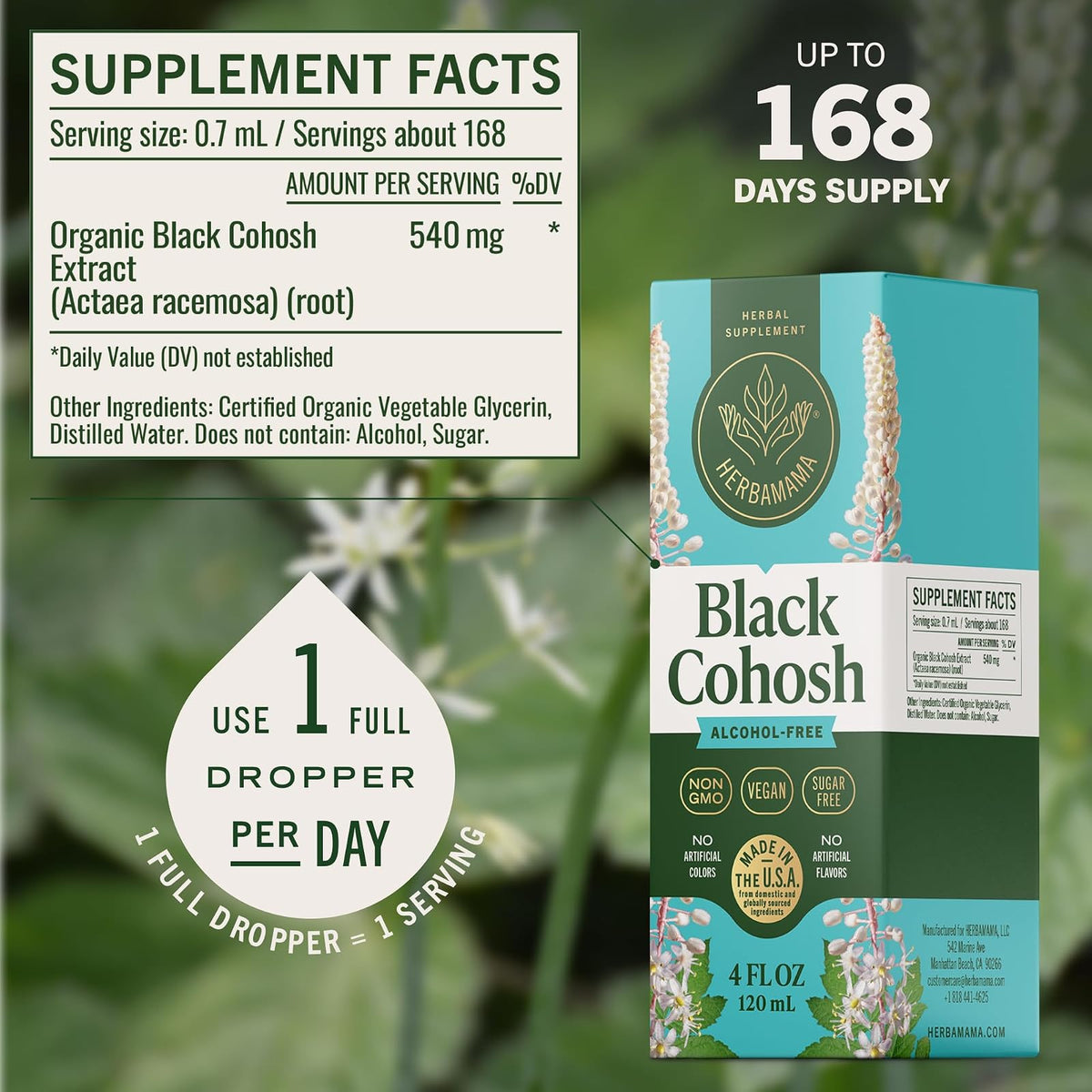 Natural hormone support with Black Cohosh