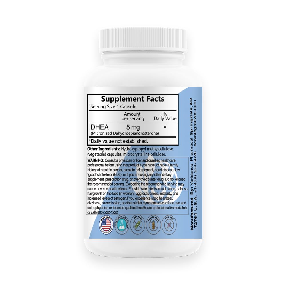 Natural hormone support with DHEA supplements