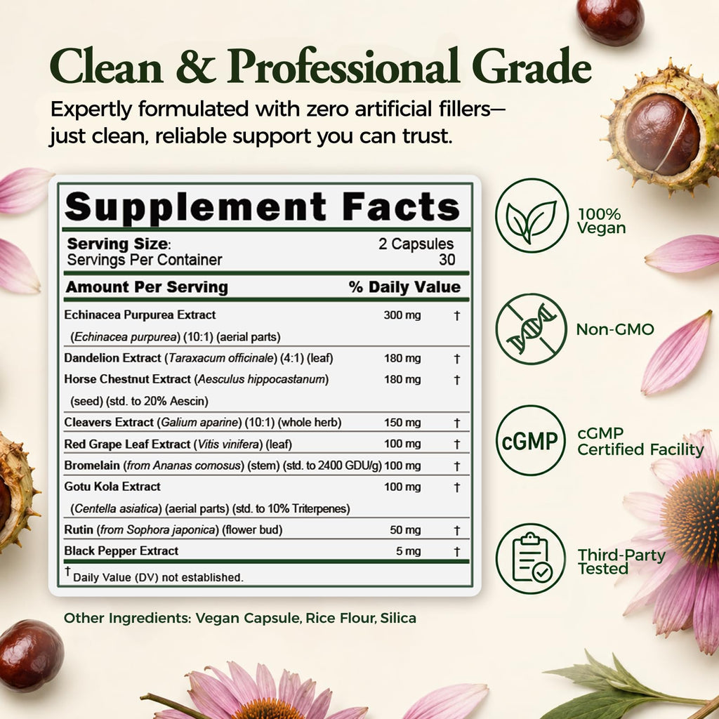 Natural horse chestnut extract benefits