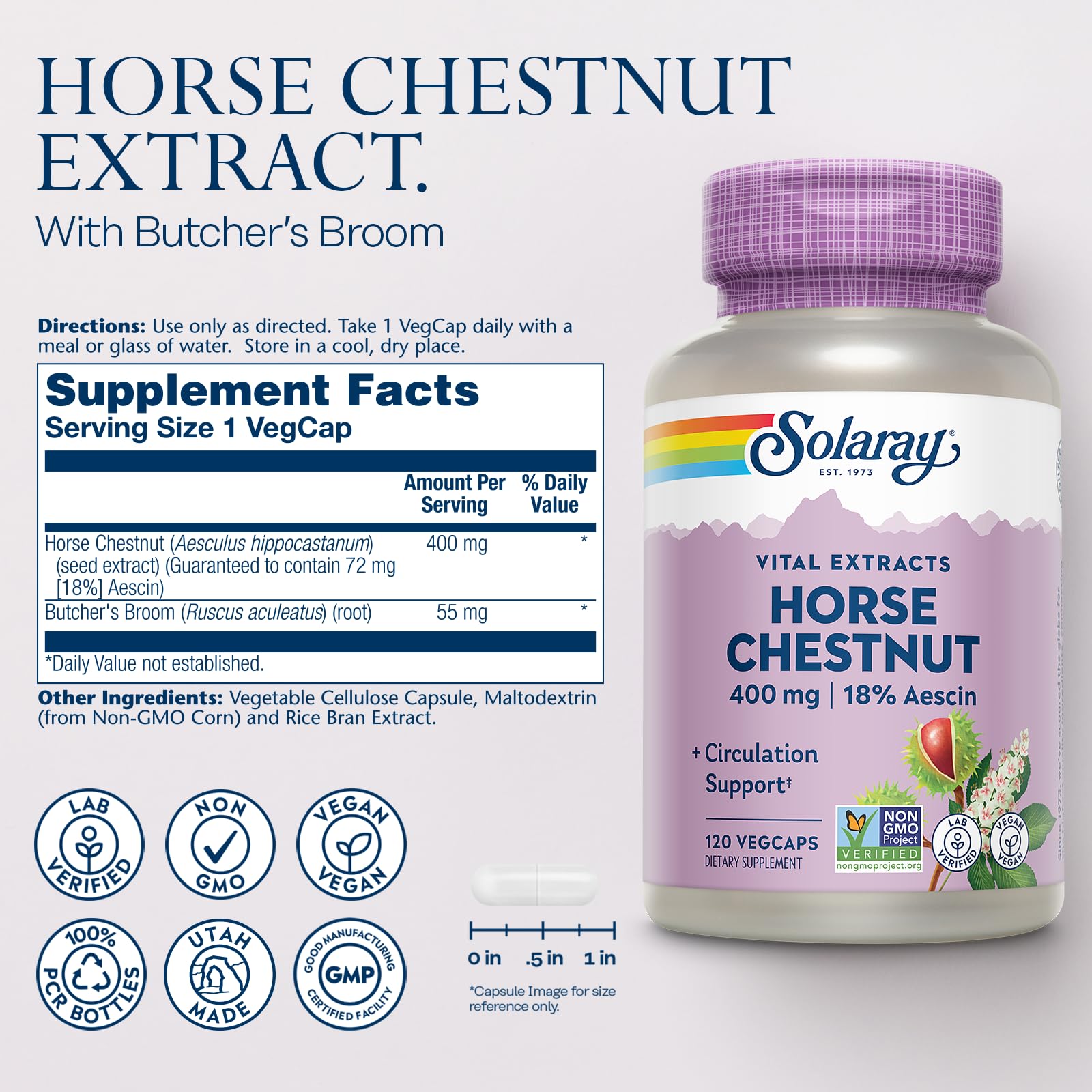 natural horse chestnut supplement for veins