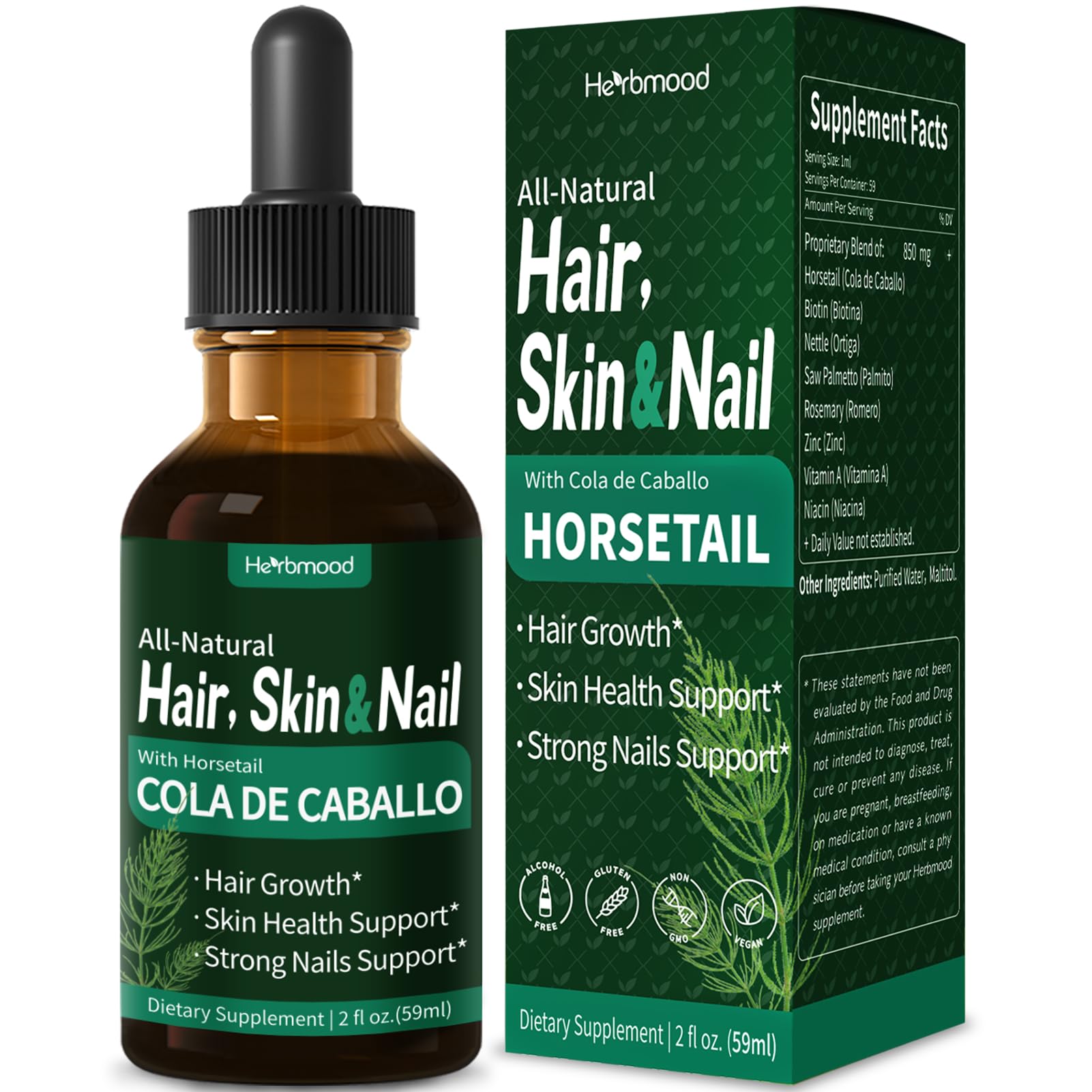 natural horsetail hair formula