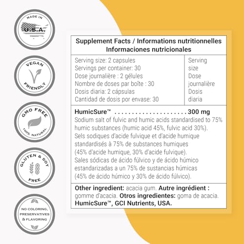 Natural humic acid supplement benefits