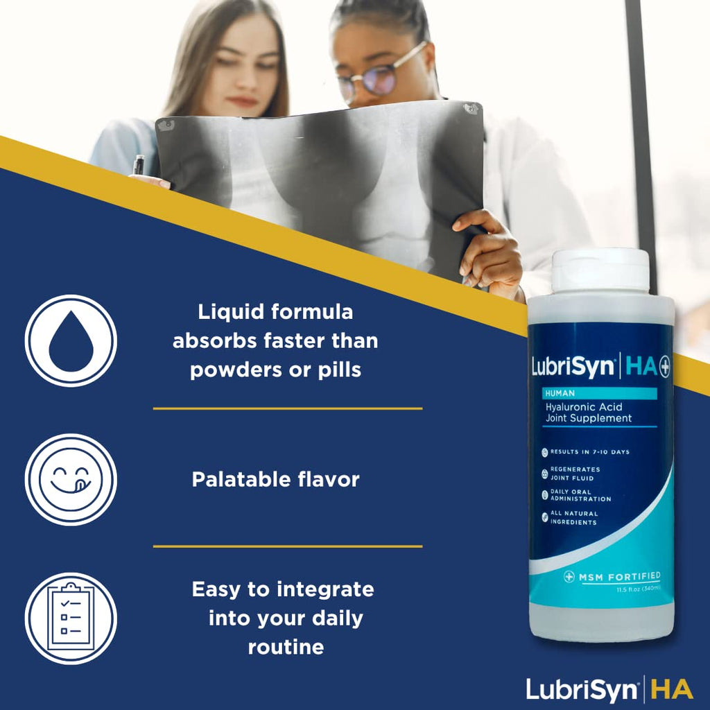 Natural hyaluronic acid for mobility
