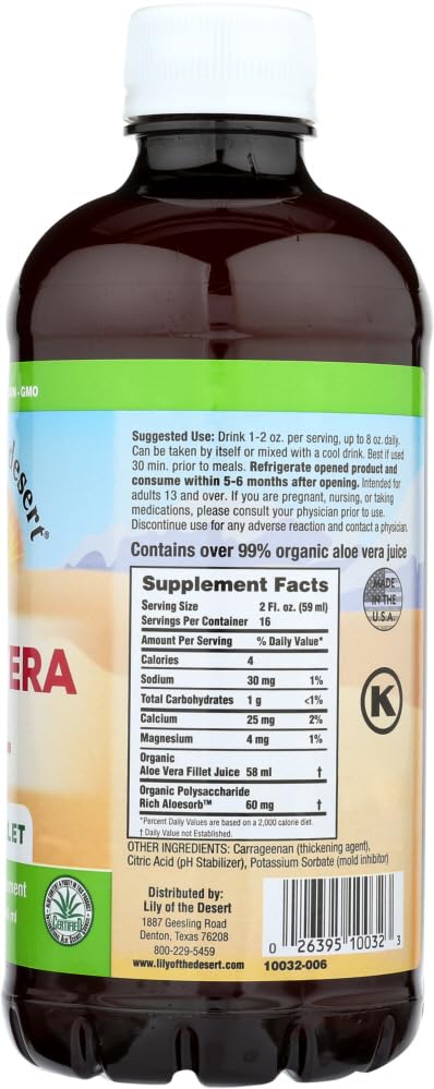 natural hydration aloe vera drink