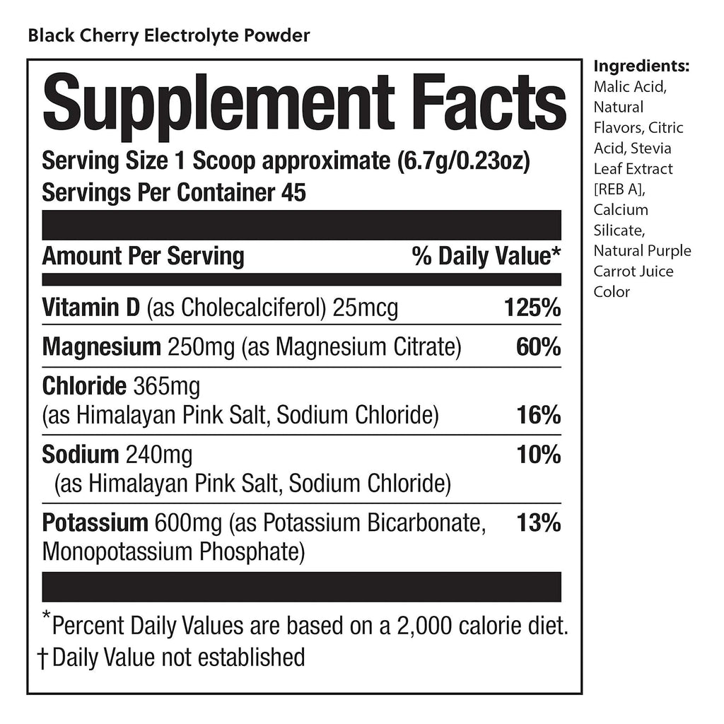natural hydration powder with electrolytes