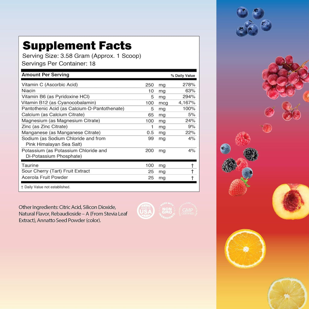 natural hydration powder with electrolytes