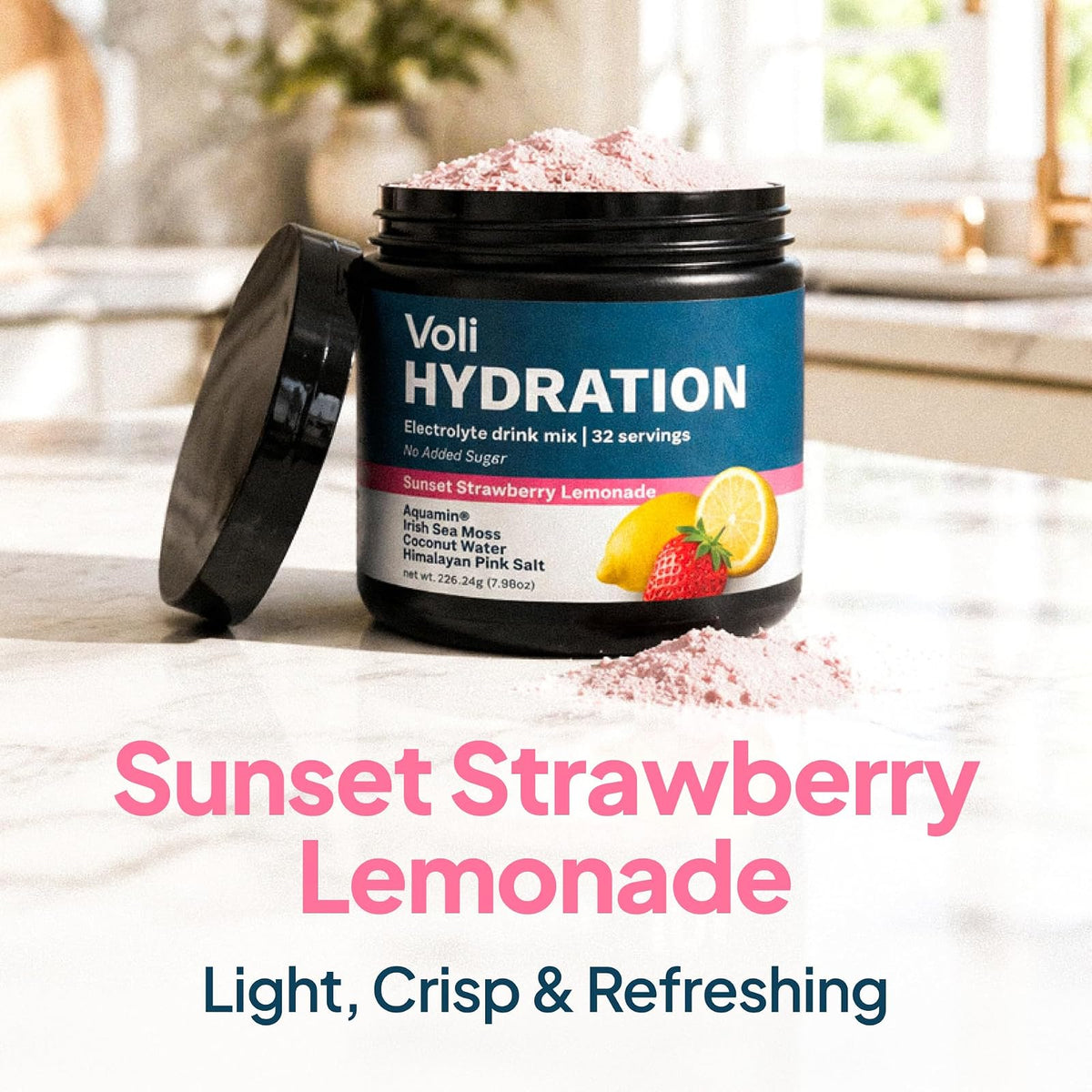 natural hydration solution with electrolytes