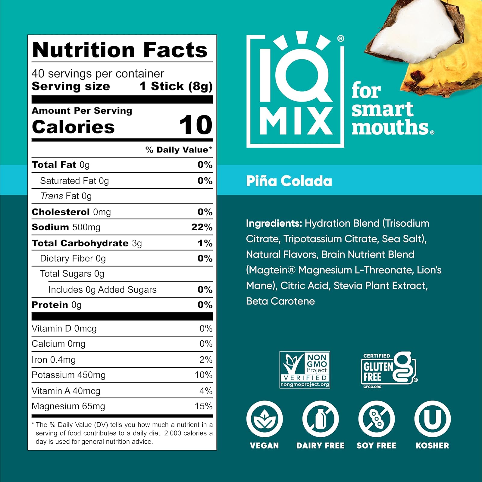 natural hydration solution with IQMIX