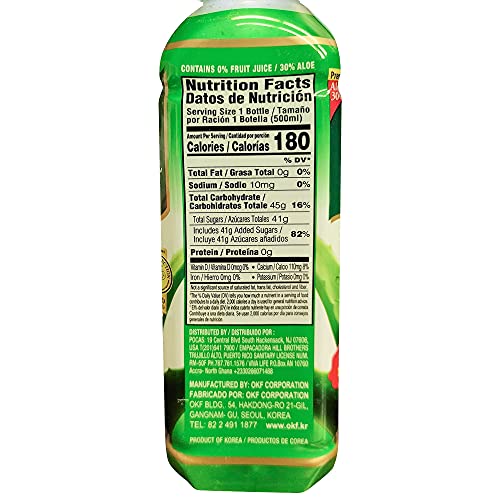 natural hydration with Aloe Vera drink