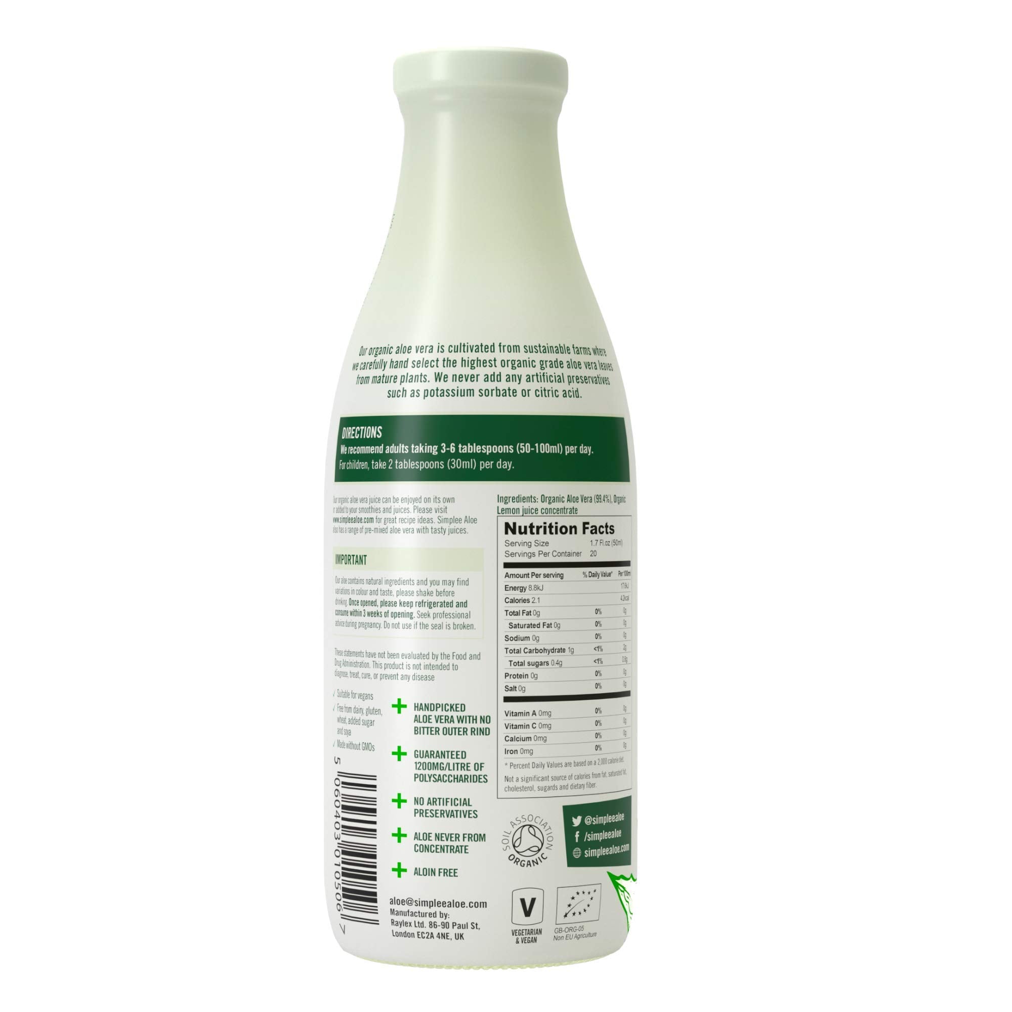 natural hydration with aloe vera