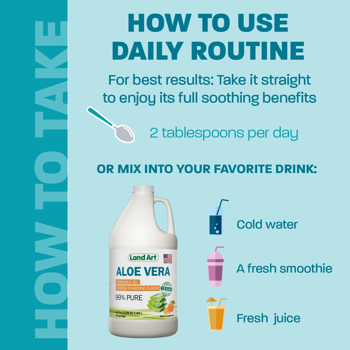 natural hydration with aloe vera
