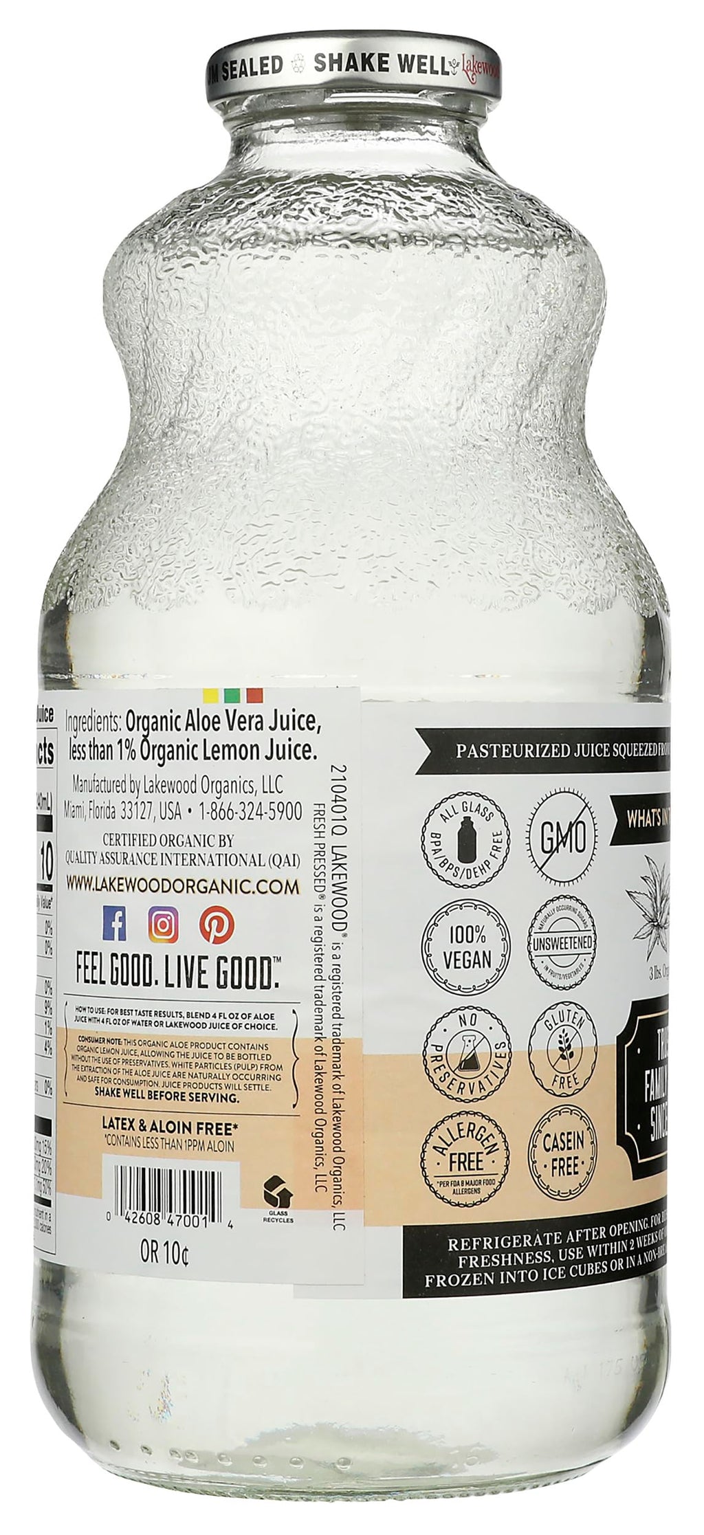 natural hydration with aloe vera