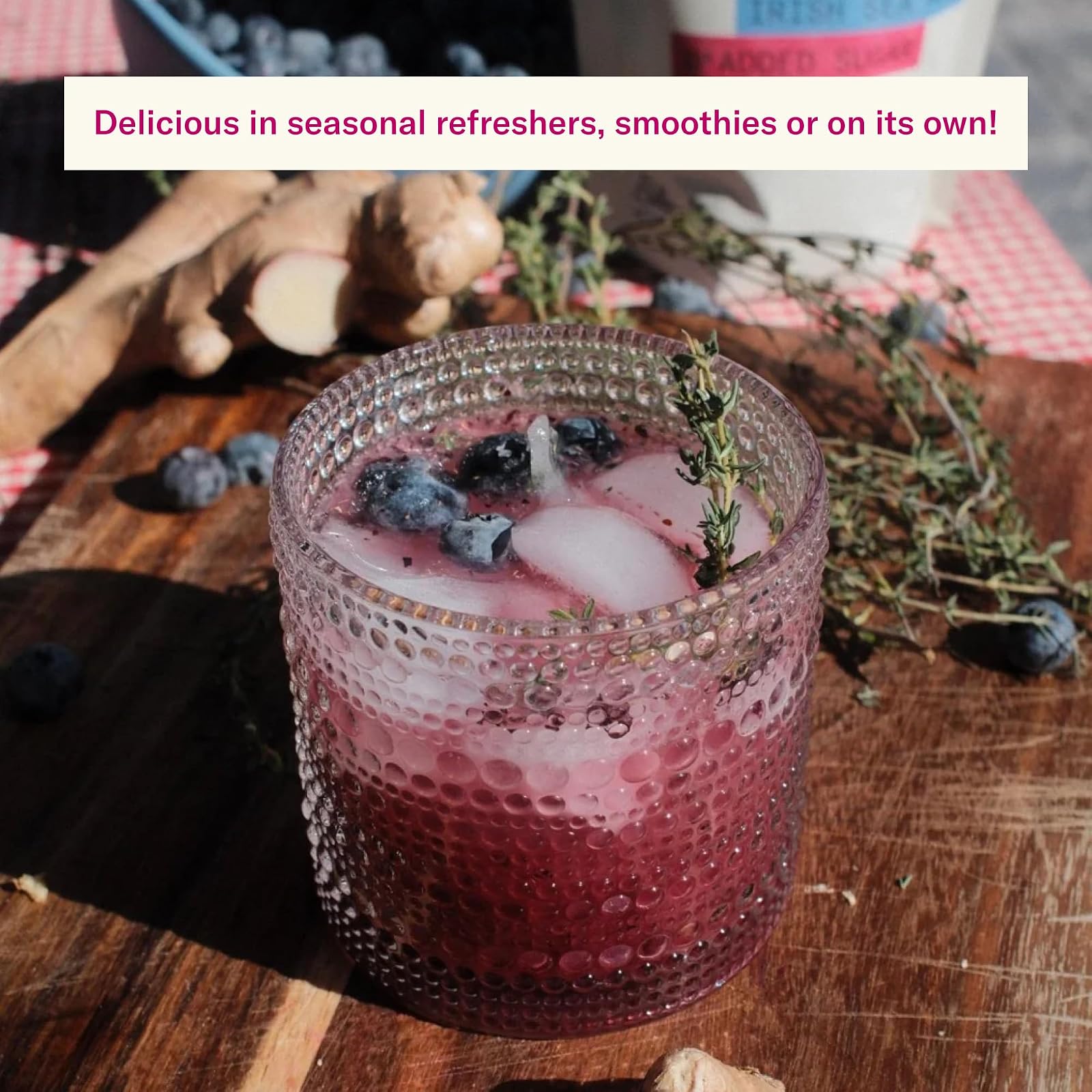 Natural hydration with berry electrolytes