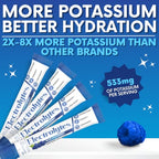 natural hydration with blue raspberry flavour