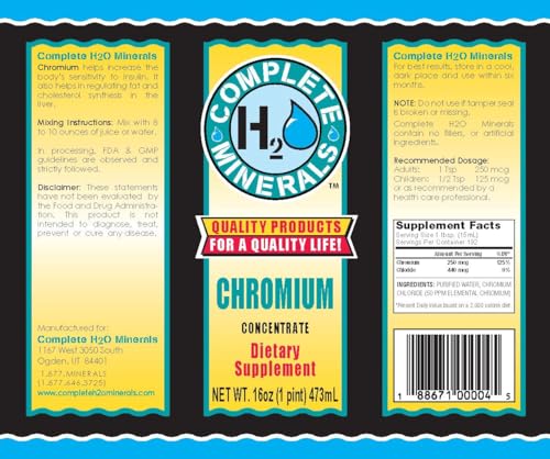 natural hydration with chromium minerals