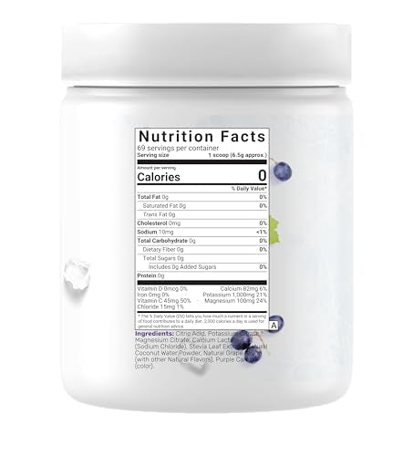 natural hydration with electrolytes powder