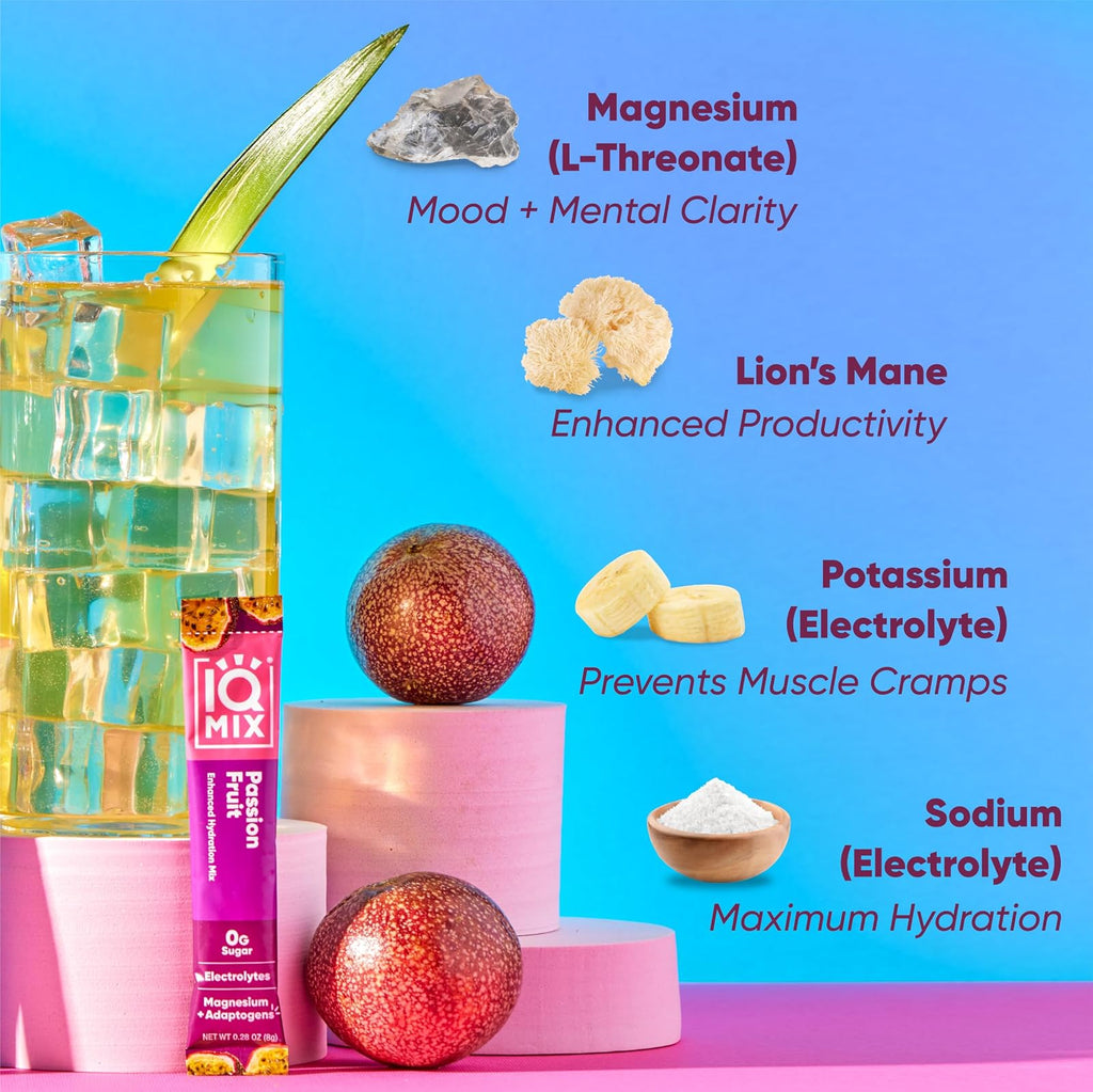 natural hydration with IQMIX electrolytes