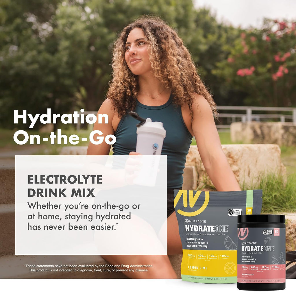 natural hydration with NutraOne mix