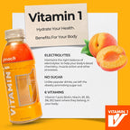natural hydration with peach electrolytes