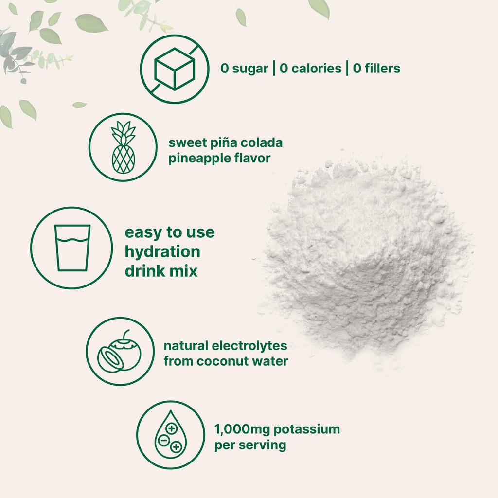 Natural hydration with potassium electrolytes