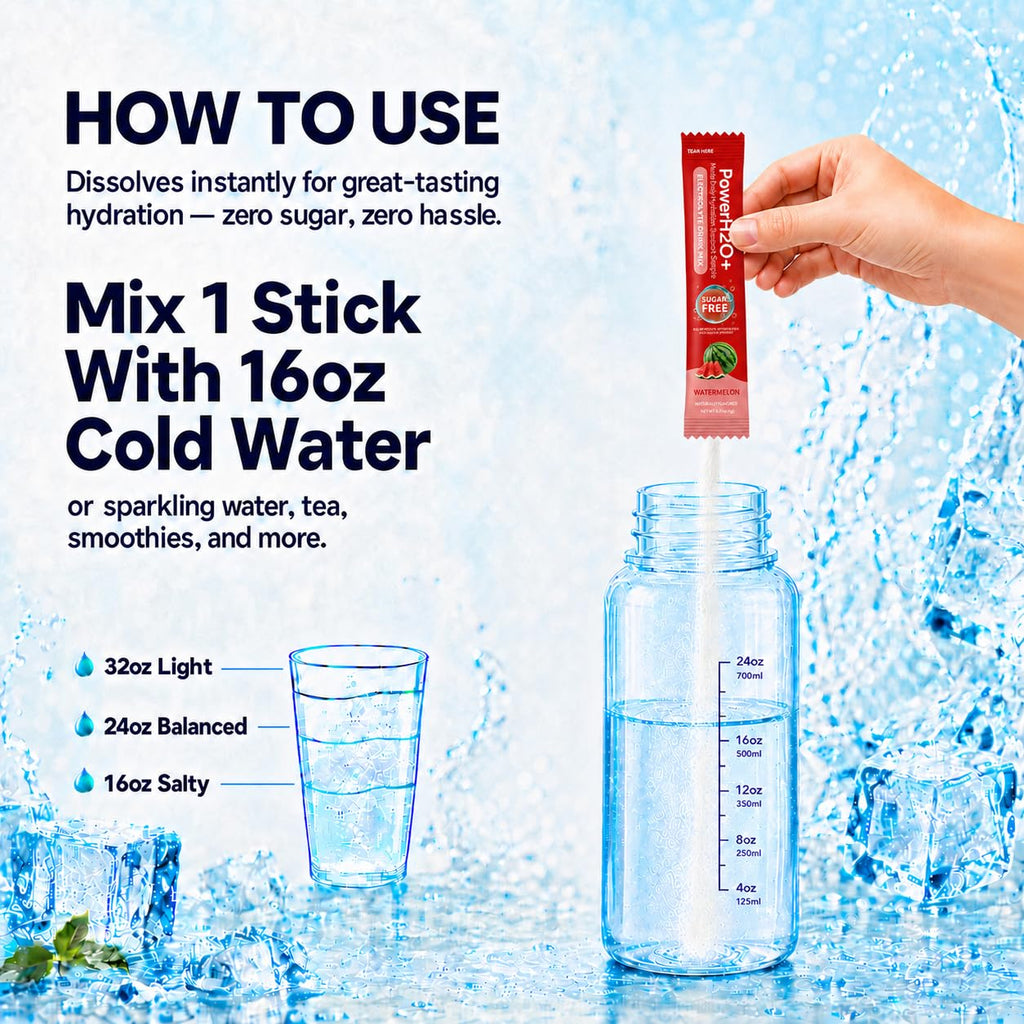 Natural hydration with watermelon electrolytes