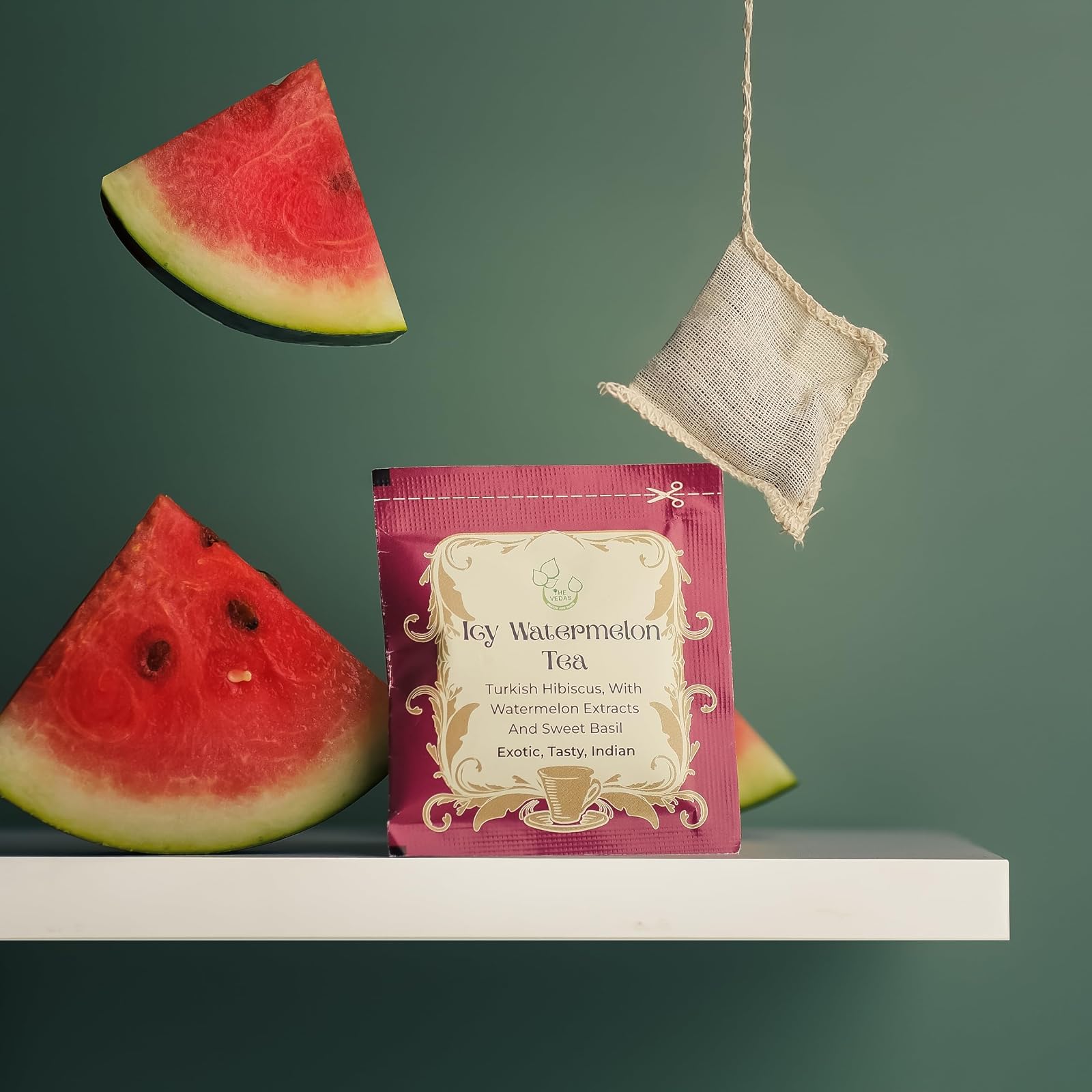 Natural hydration with watermelon tea