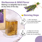 Natural hyssop tea bags for wellness