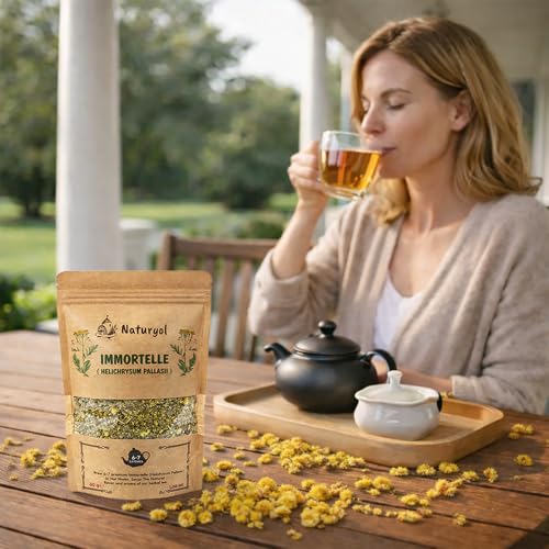 natural immortelle tea for relaxation