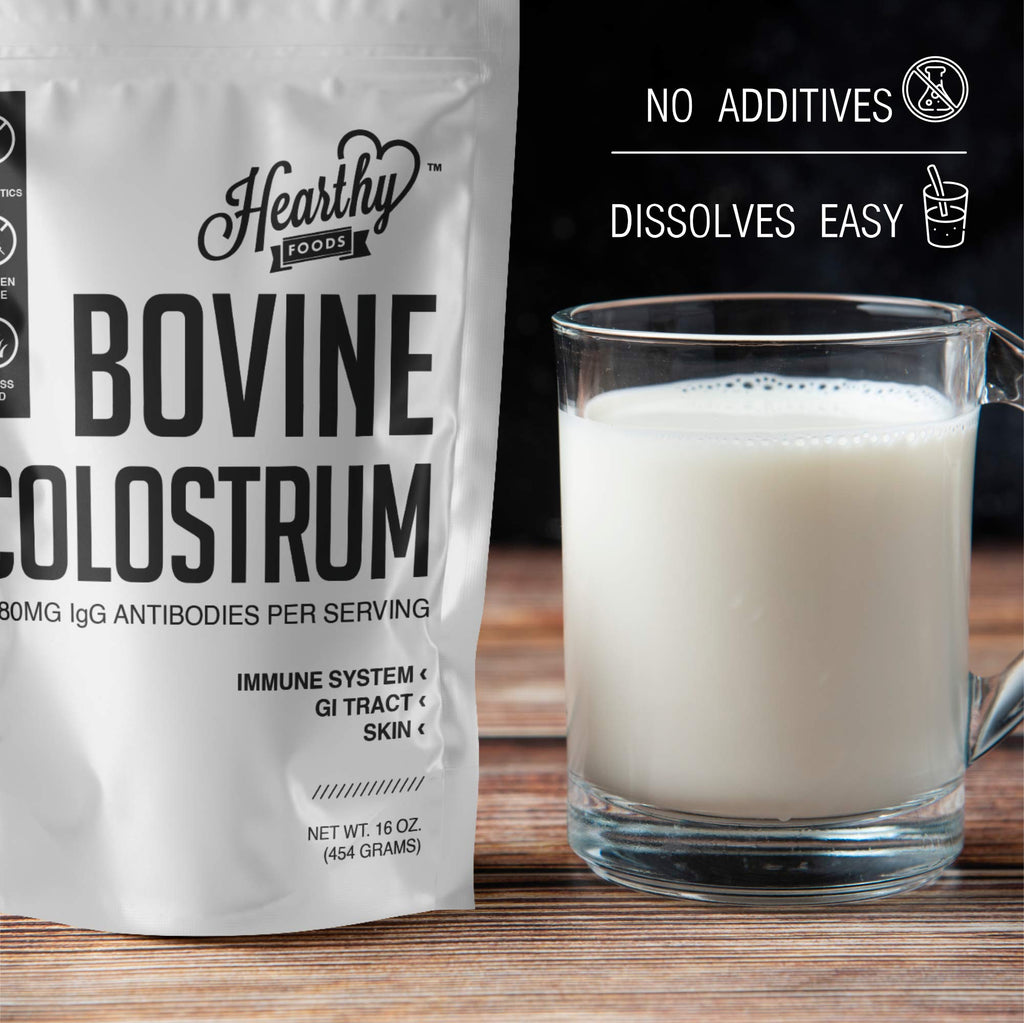 Natural immune booster colostrum powder