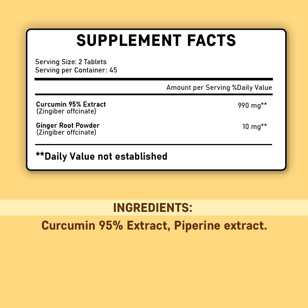 natural immune booster curcumin tablets