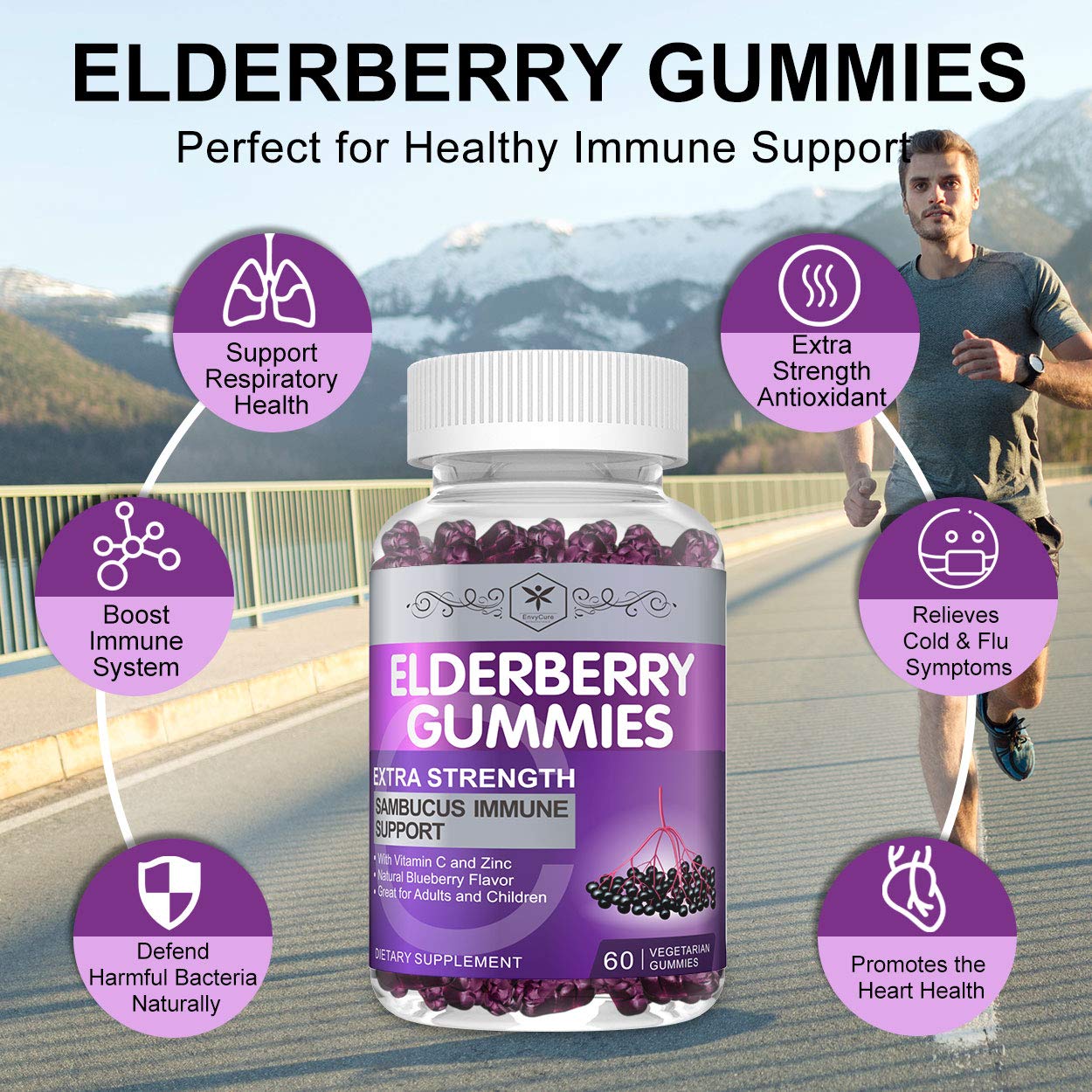 natural immune booster elderberry gummies