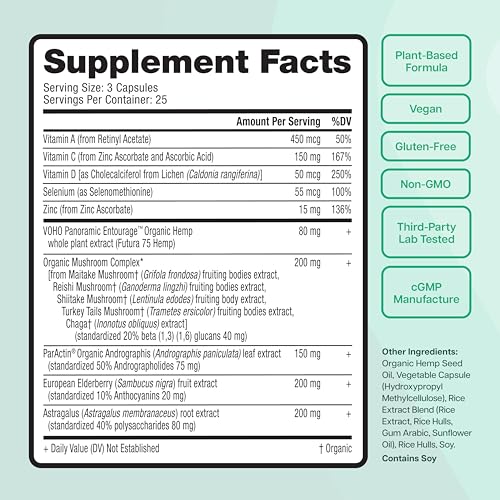 Natural immune booster for active lifestyles