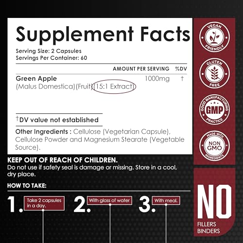 Natural immune booster green apple