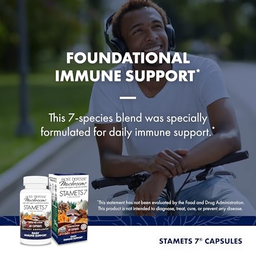 natural immune booster mushroom blend