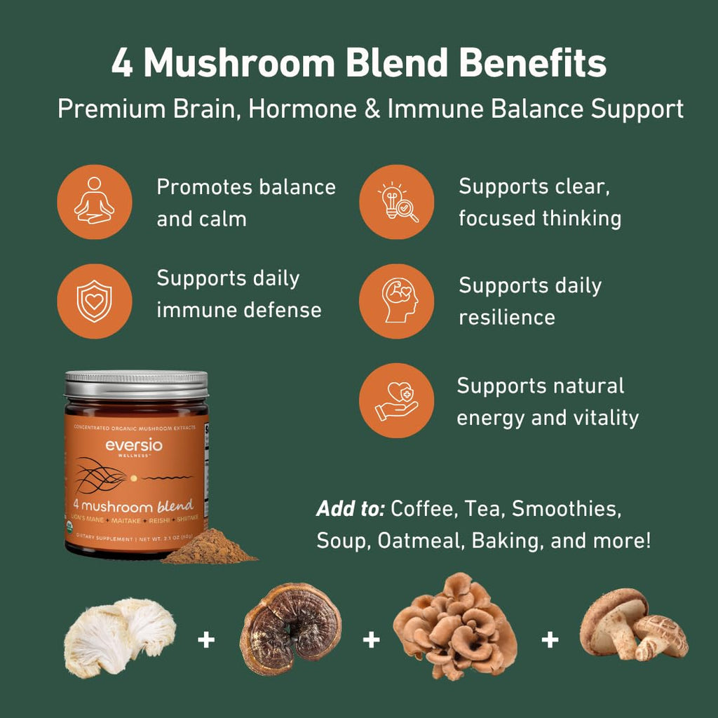 natural immune booster mushroom powder