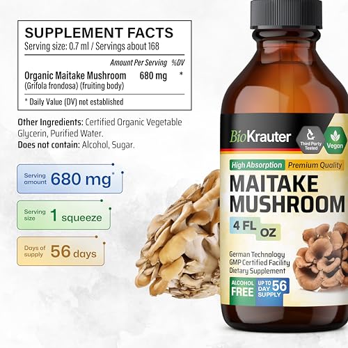 Natural immune booster mushroom supplement