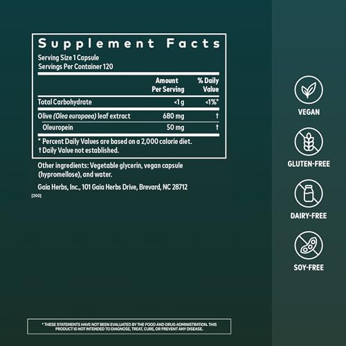 natural immune booster olive leaf