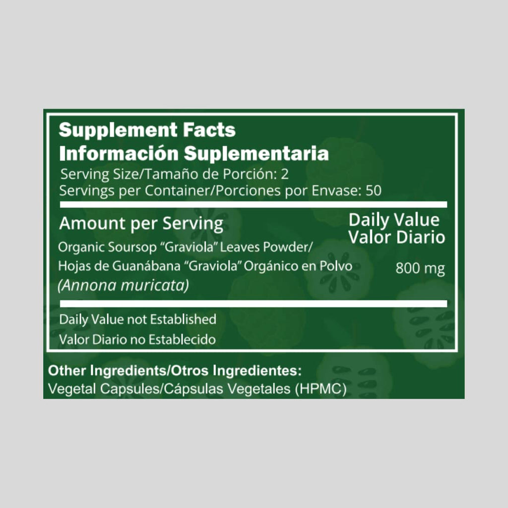natural immune booster soursop capsules