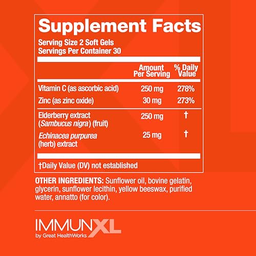 Natural immune booster with echinacea