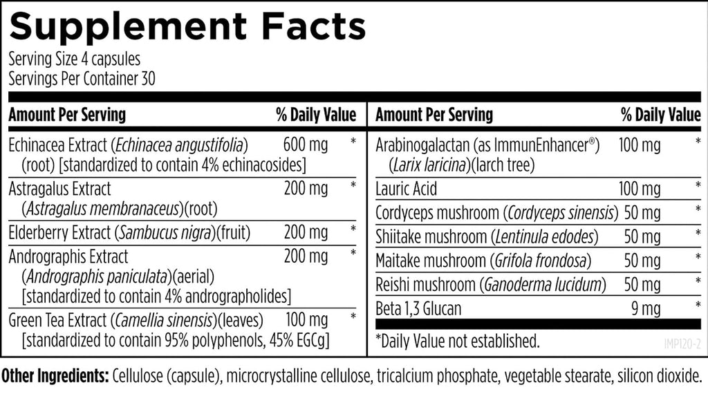 natural immune booster with echinacea