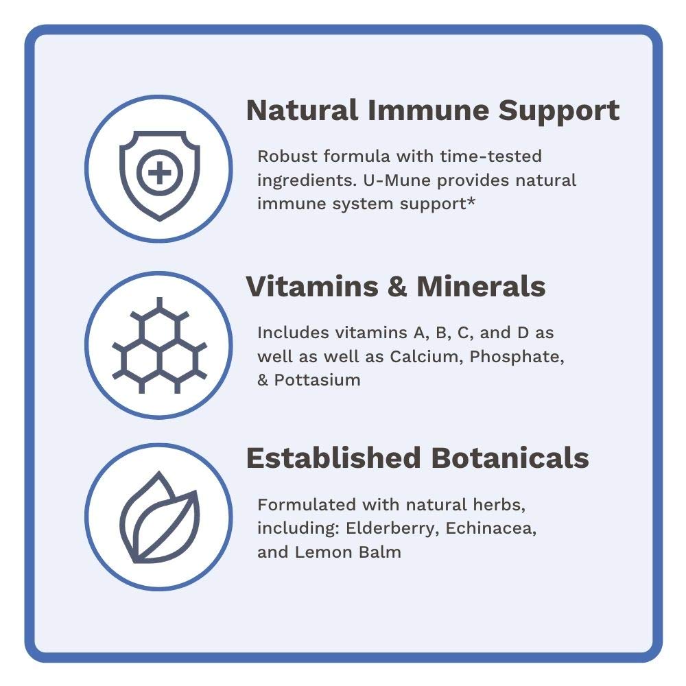 Natural immune booster with elderberry