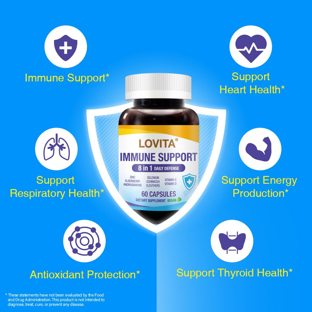 Natural immune booster with elderberry
