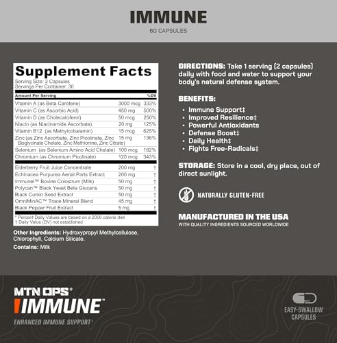 natural immune booster with elderberry