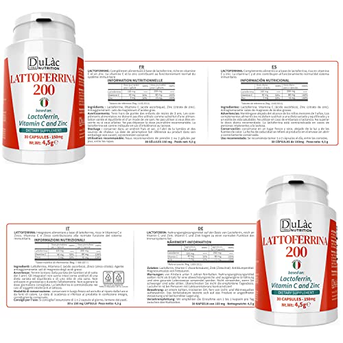 Natural immune booster with lactoferrin