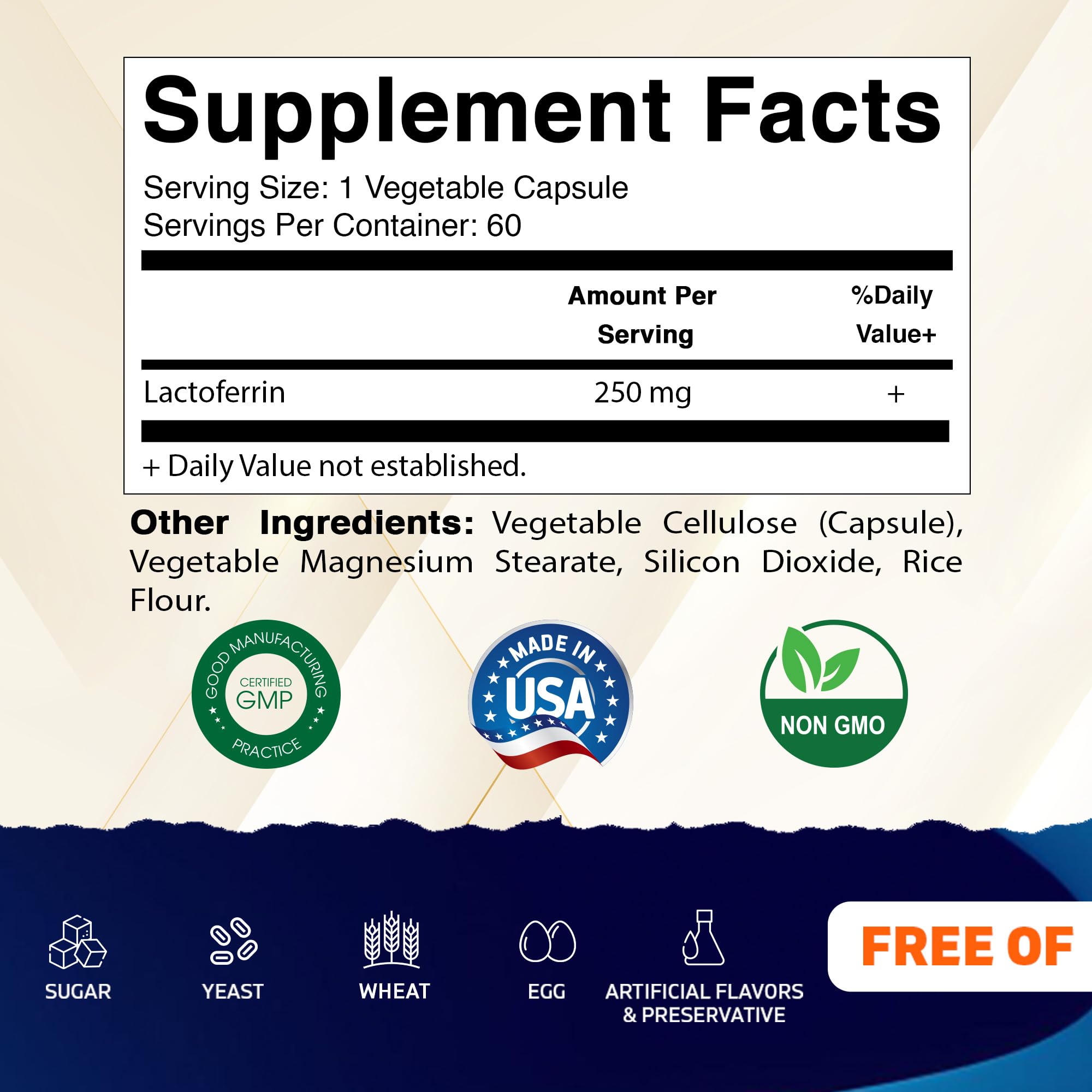 natural immune booster with Lactoferrin