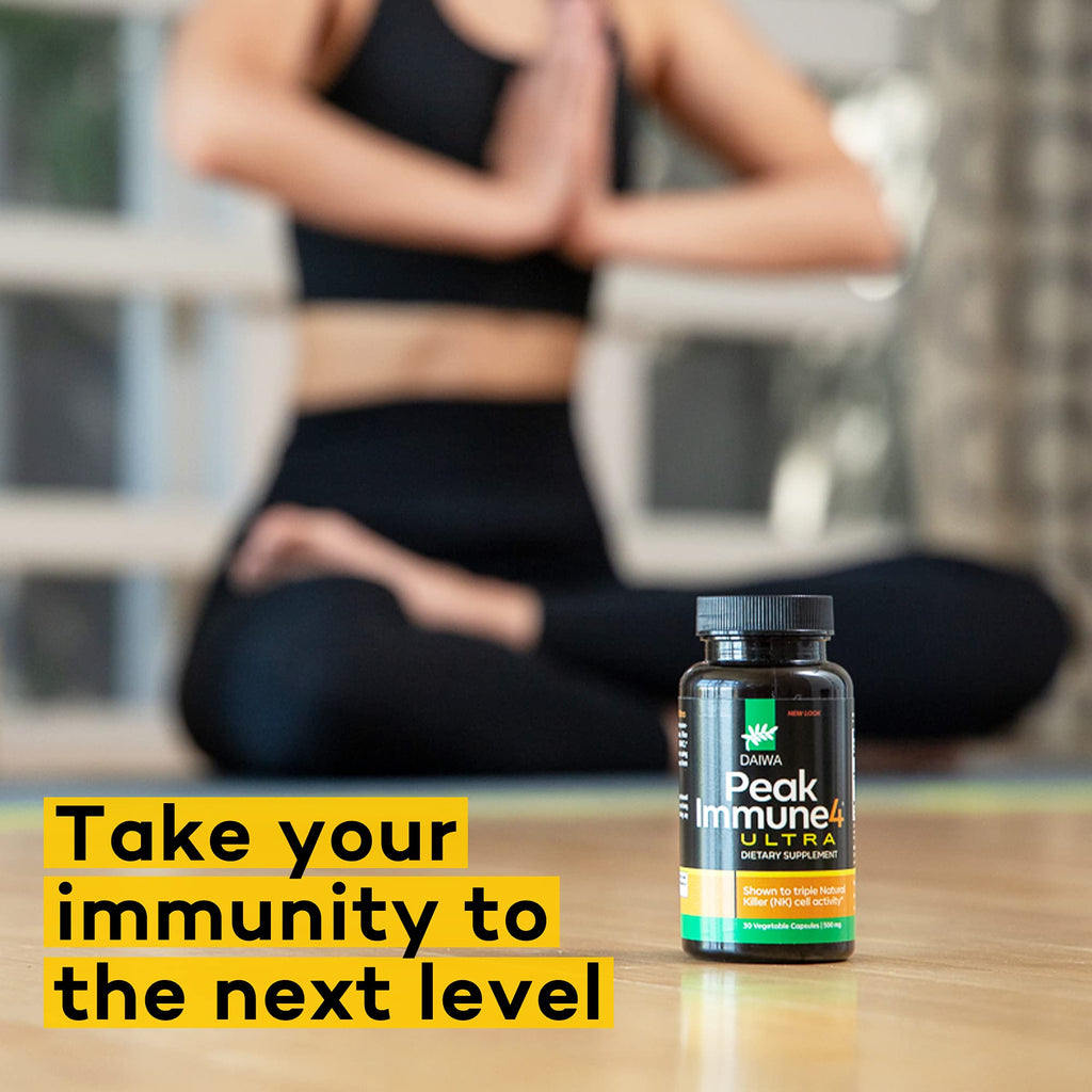 Natural immune booster with mushrooms