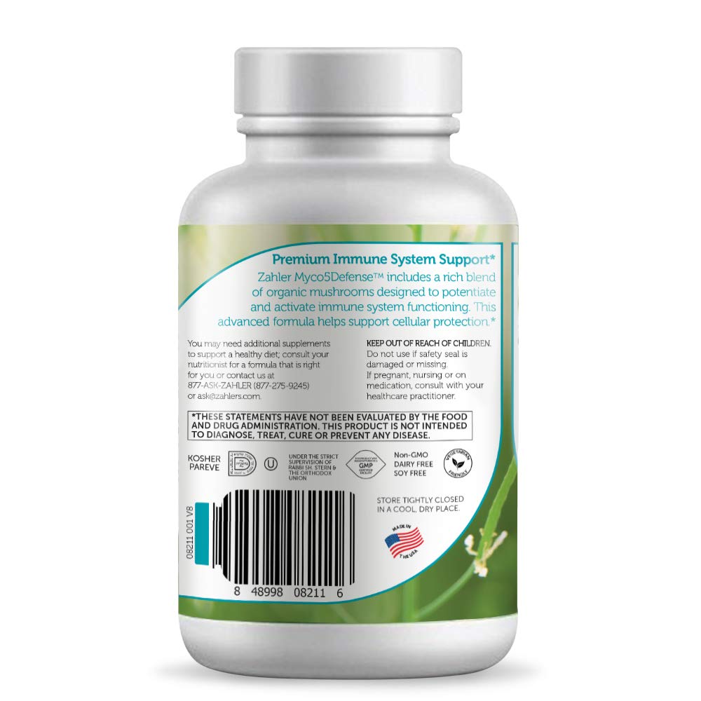 Natural immune booster with mushrooms