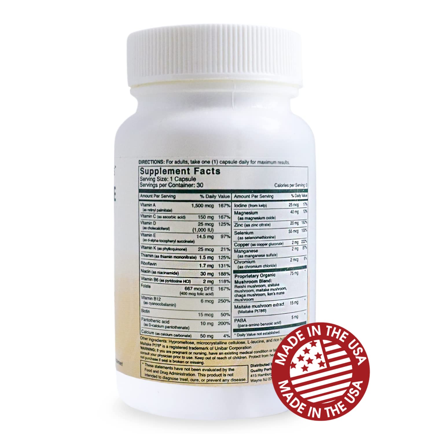 natural immune booster with mushrooms