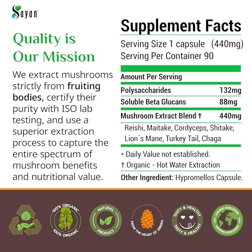 natural immune booster with mushrooms