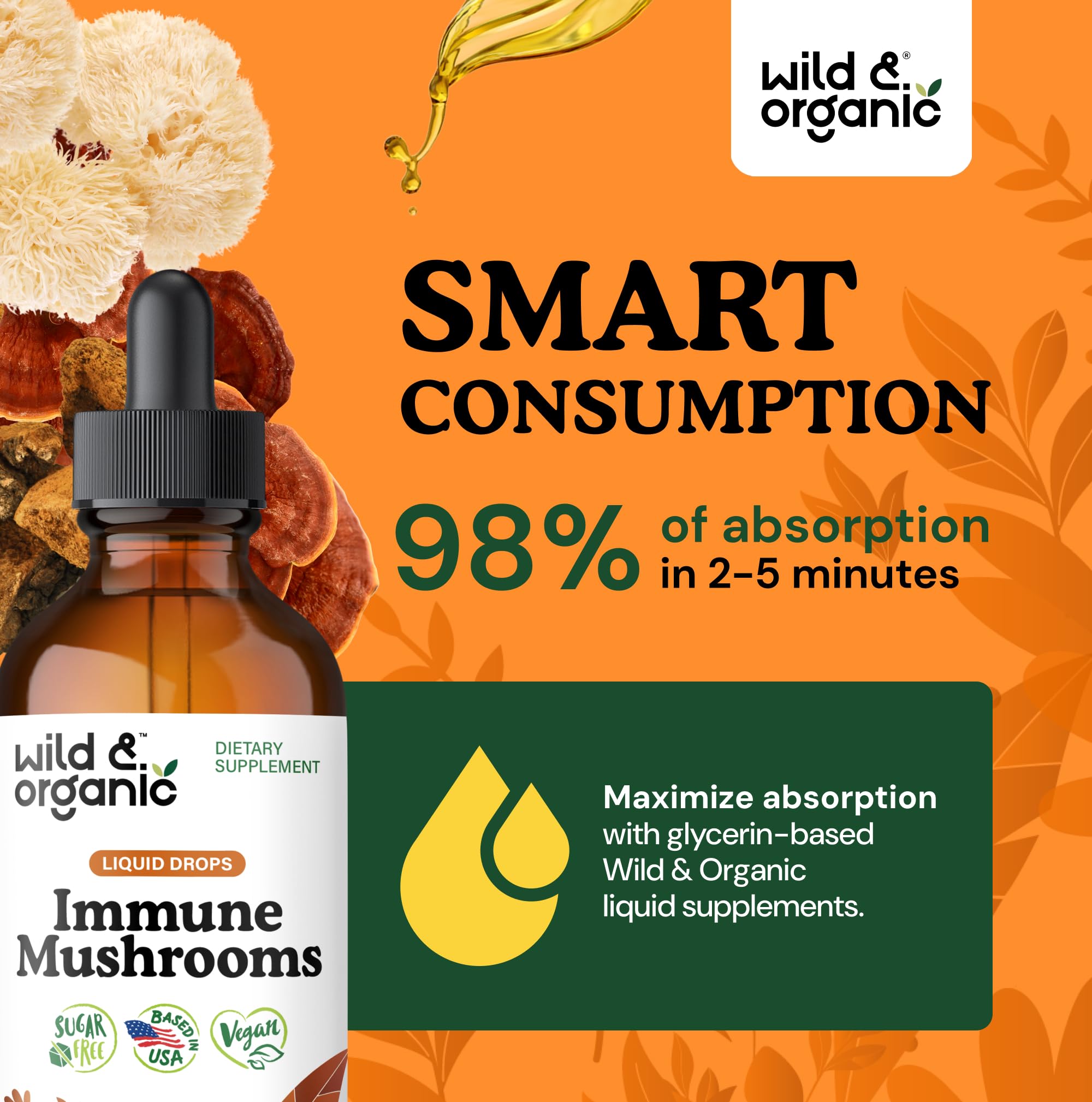 natural immune booster with mushrooms